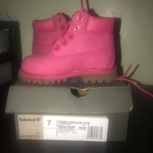 Timberland | Shoes | Hot Pink Timberlands | Poshmark